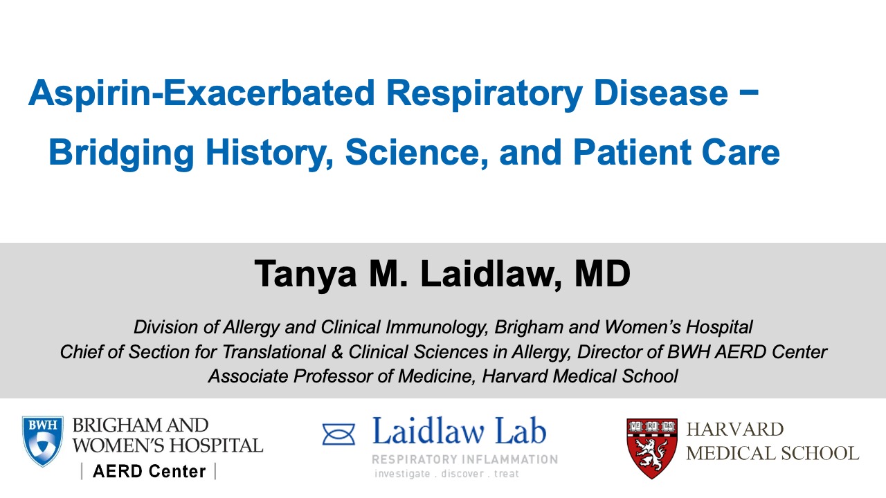 AERD: Bridging History, Science, and Patient Care | WSAAI | Western ...