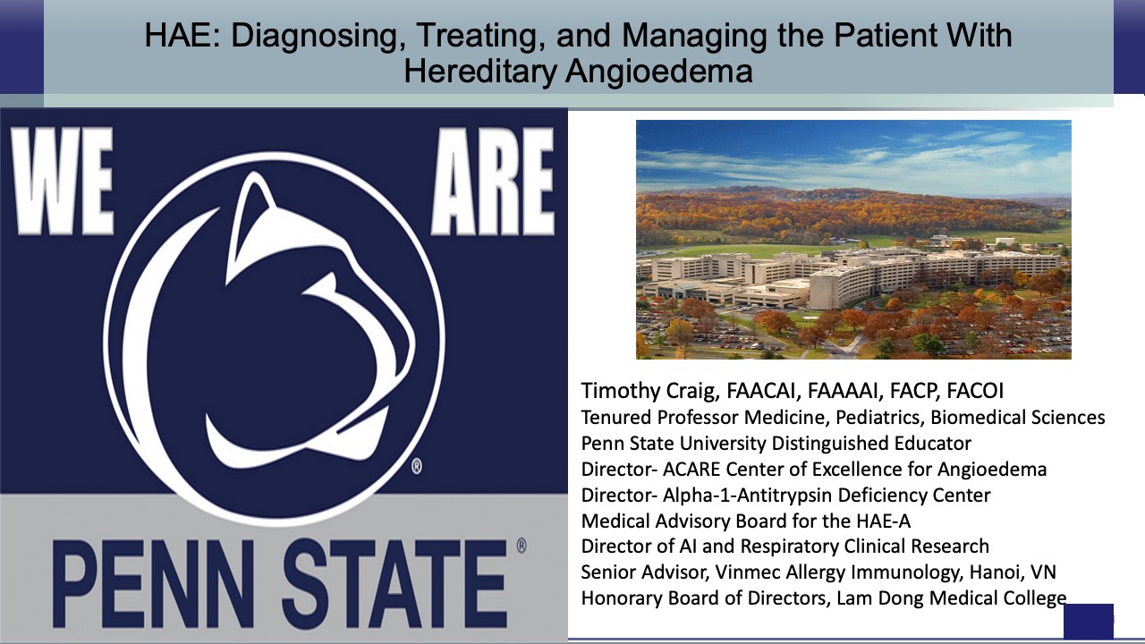 HAE: Diagnosing, Treating, and Managing the Patient With Hereditary ...